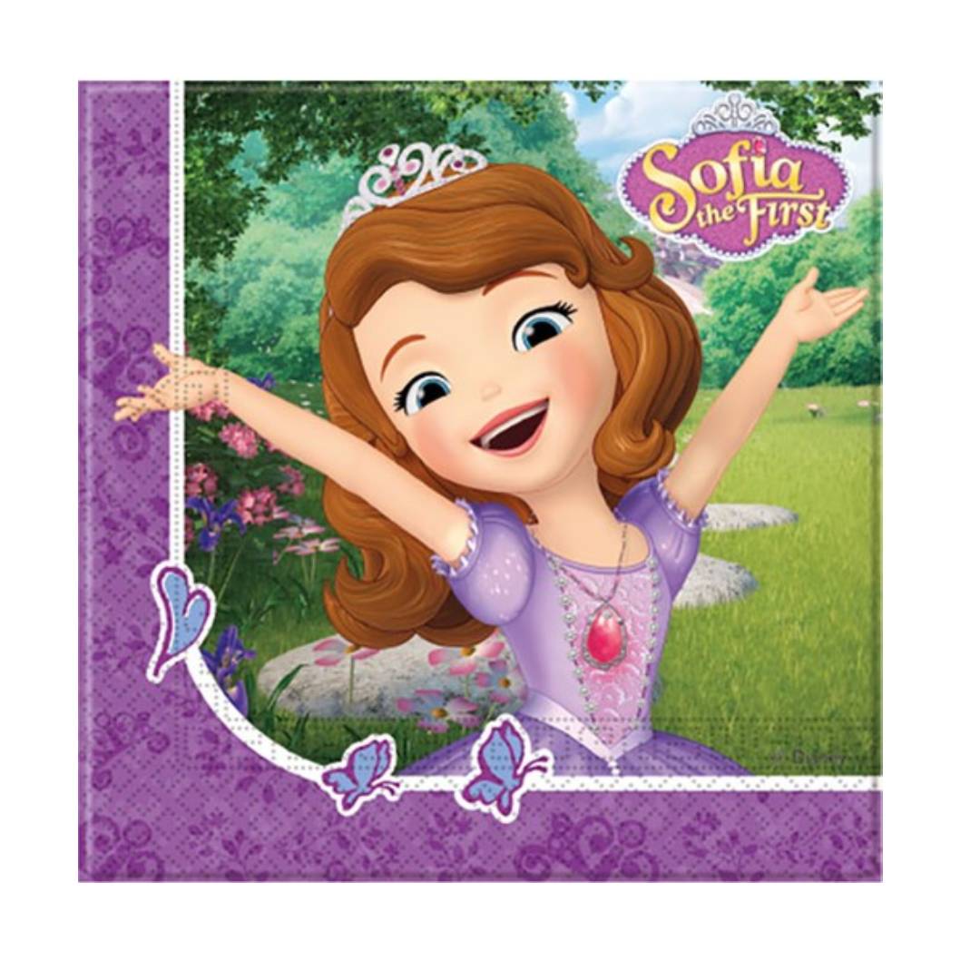 Sofia The First Kağıt Peçete | Prenses Sofia Doğum Günü Konsepti